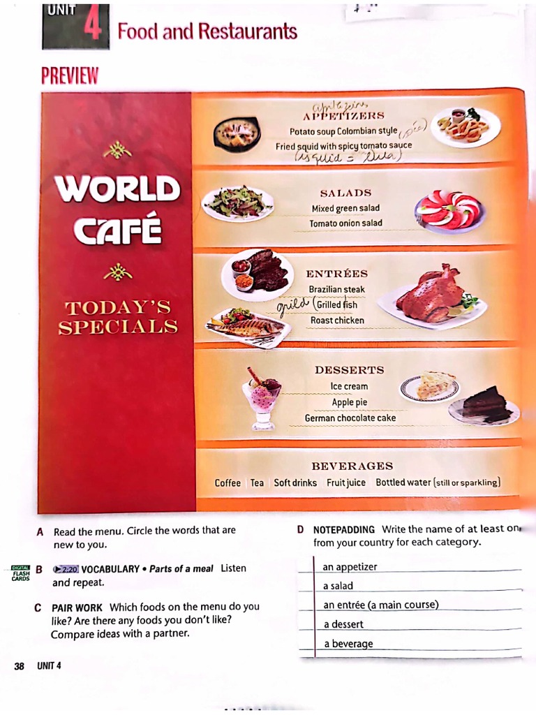 Top Notch 1 Unit 4 To 7 | PDF