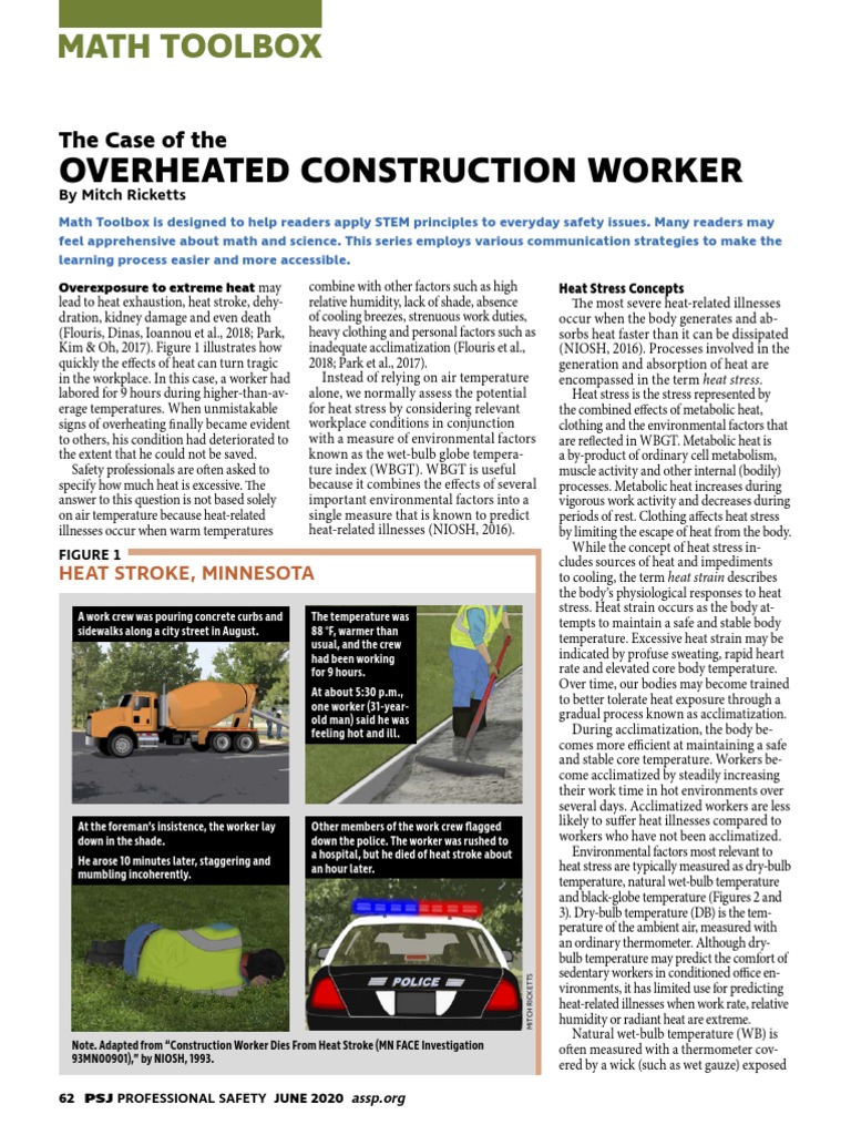 The Case of The Overheated Construction Worker 1593281590 | PDF ...
