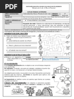 Guia # 3 La Fuerza y El Movimiento. 3° Grado | PDF