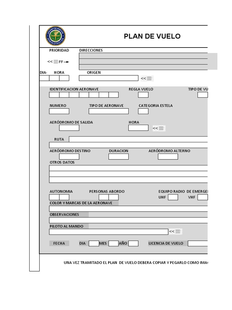 Plan de Vuelo y Guia | PDF | Aeronáutica | Transporte