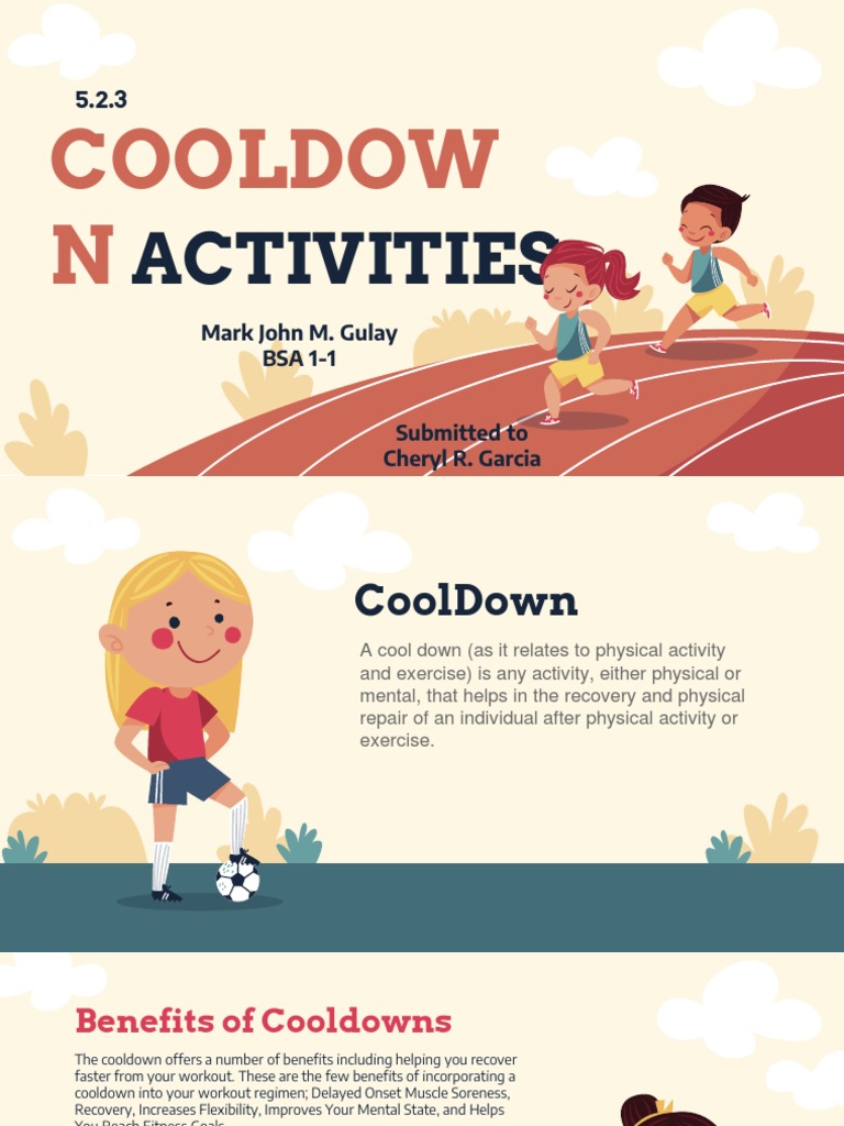 pathfit-Cooldown Activity | PDF