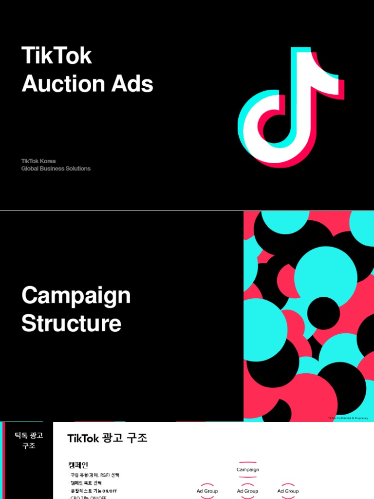 (TikTok) Campaign Optimization 교육자료 | PDF