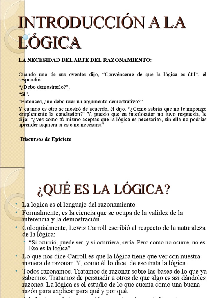 Introduccion A La Logica | PDF | Razonamiento deductivo | Proposición