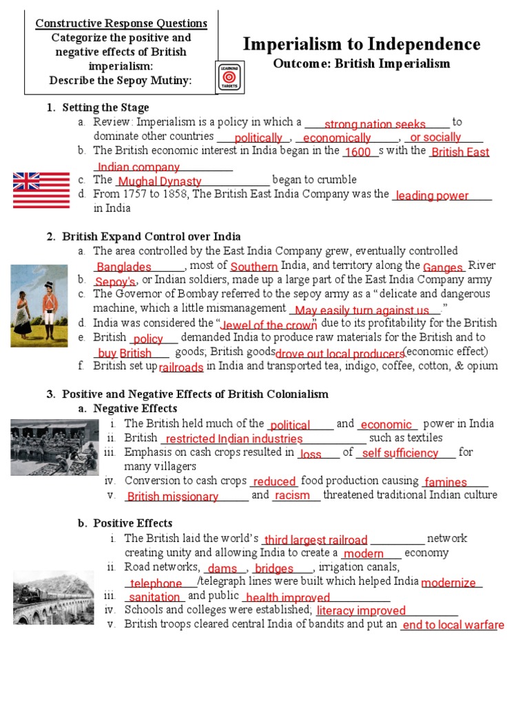 British Imperialism in India: Effects & Mutiny | PDF | Social Science