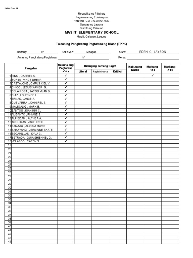 Forms Phil Iri | PDF | Philippines