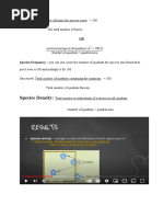 Quadrat Sampling | PDF