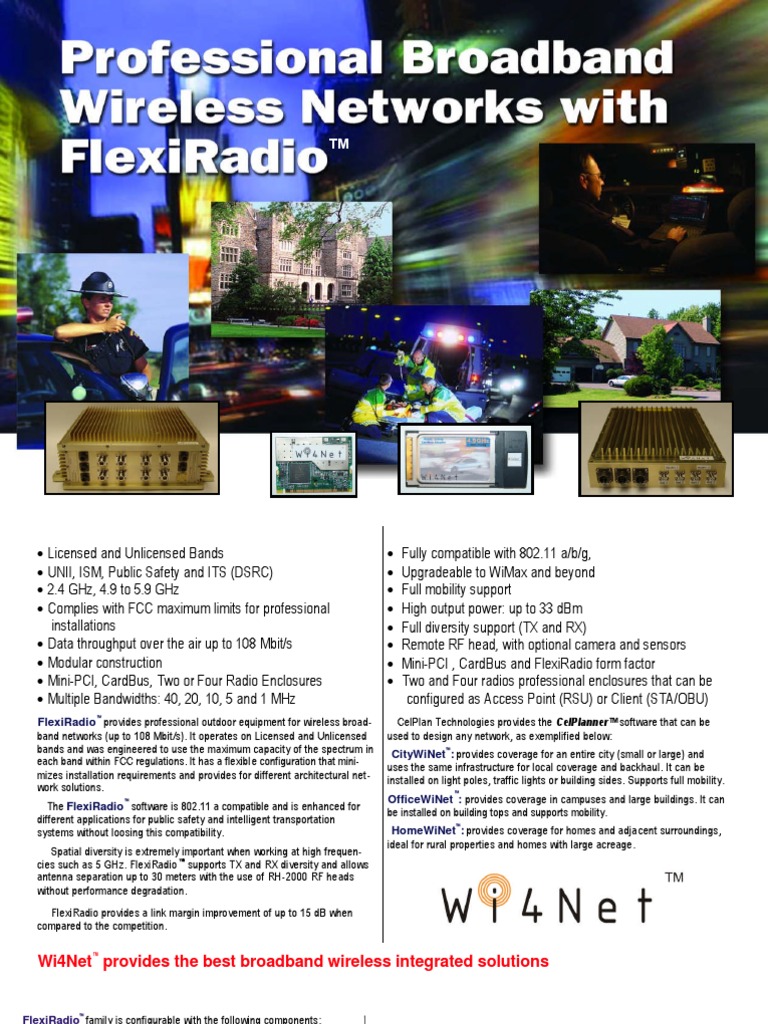 Wi4Net Provides The Best Broadband Wireless Integrated Solutions | PDF ...