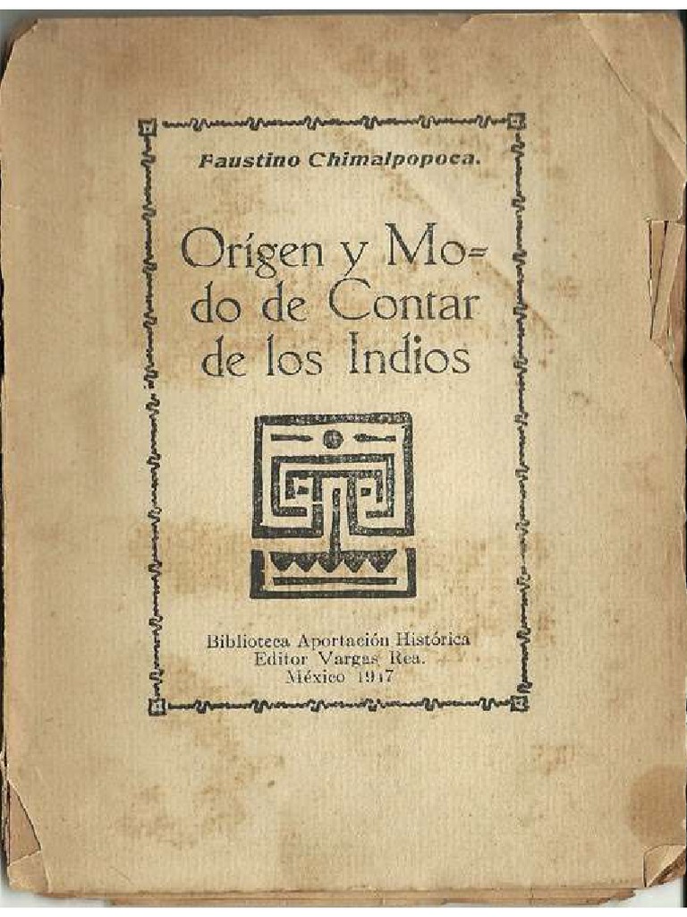 Chimalpopoca-Origen y Modo de Contar | PDF