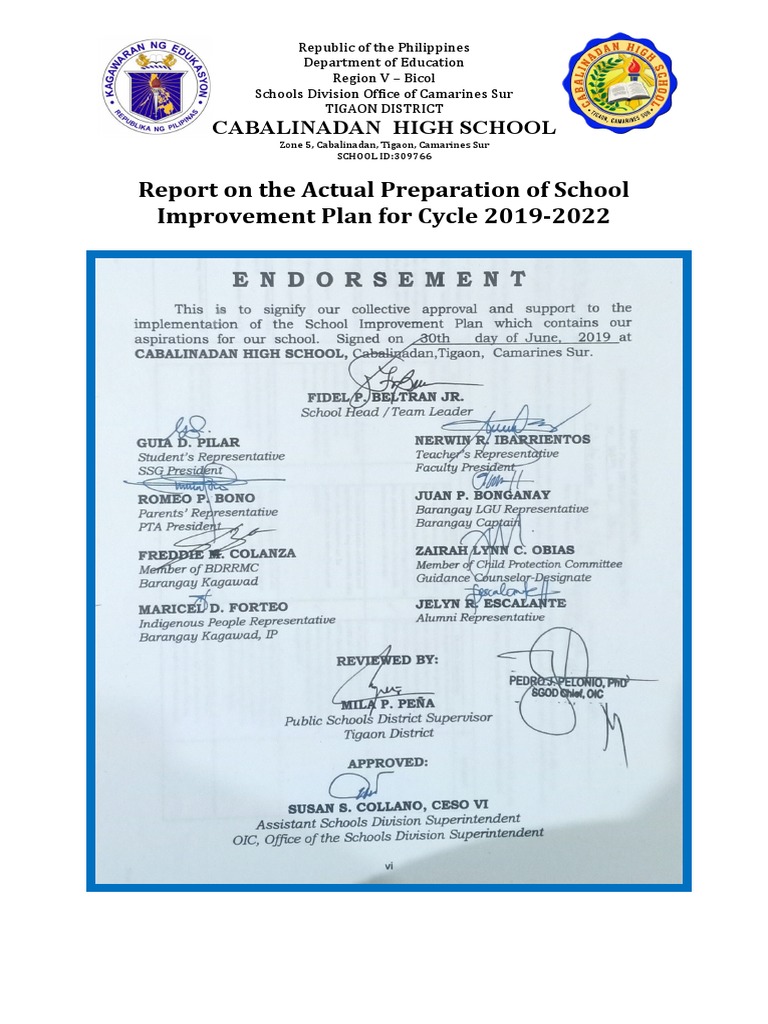 Documentation Report On The Actual Preparation of SIP Process ...