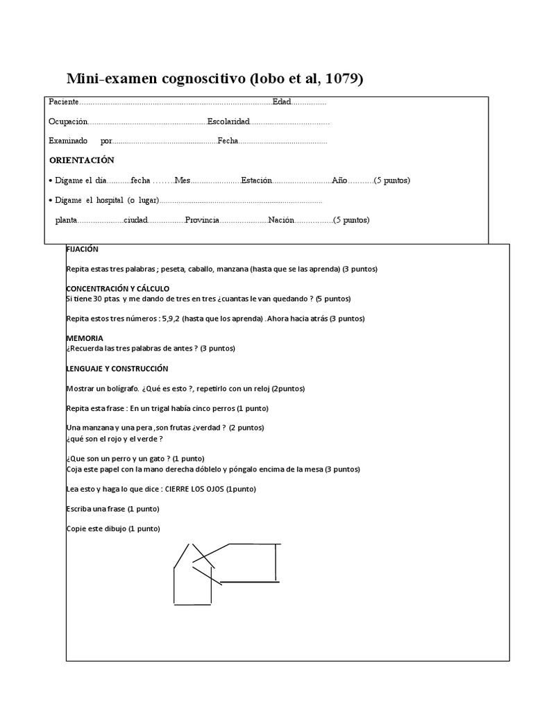 Mini - Mental LOBO | PDF