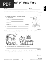 Chapter 7E End of Unit Test (Mock) | PDF | Science &amp; Mathematics