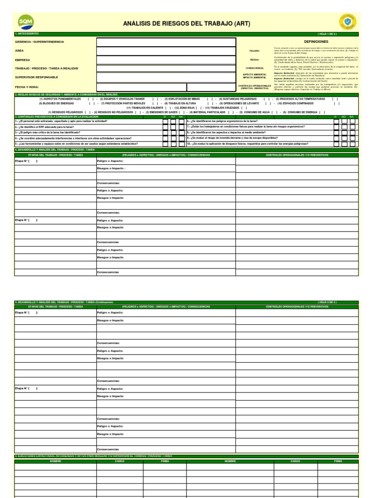 SGI-R00002-01 - ART SQM (Con Variable Ambiental) | Descargar gratis PDF | Entorno natural ...
