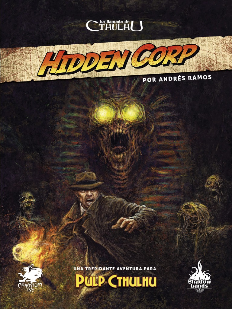Pulp Cthulhu Hidden Corp 1 | PDF | Juegos de rol