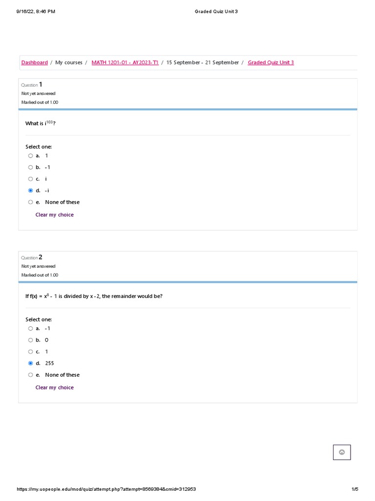 Graded Quiz Unit 3fff | PDF | Computational Science | Algorithms