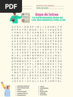 Sopa de Letras de Vida Saludable | PDF