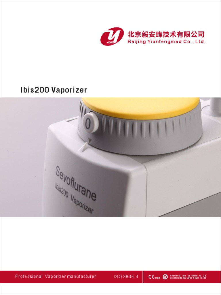 Ibis200 Anesthesia Vaporizer Overview | PDF | Anesthesia