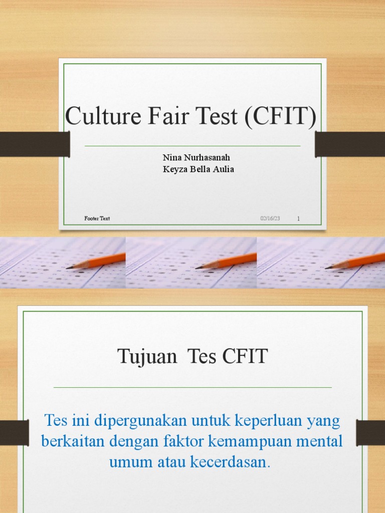 Culture Fair Intelegence Test | PDF
