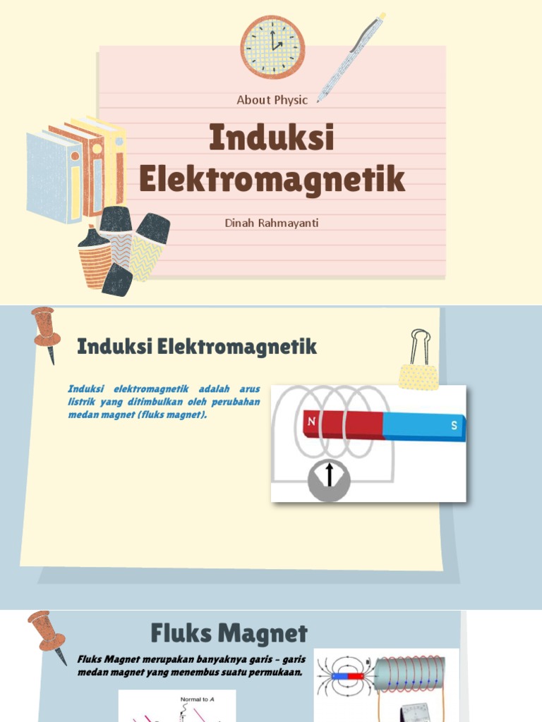Bab 4 Pertemuan 1 (Induksi Elektromagnetik) | PDF | Metode & Bahan Ajar | Sains & Matematika