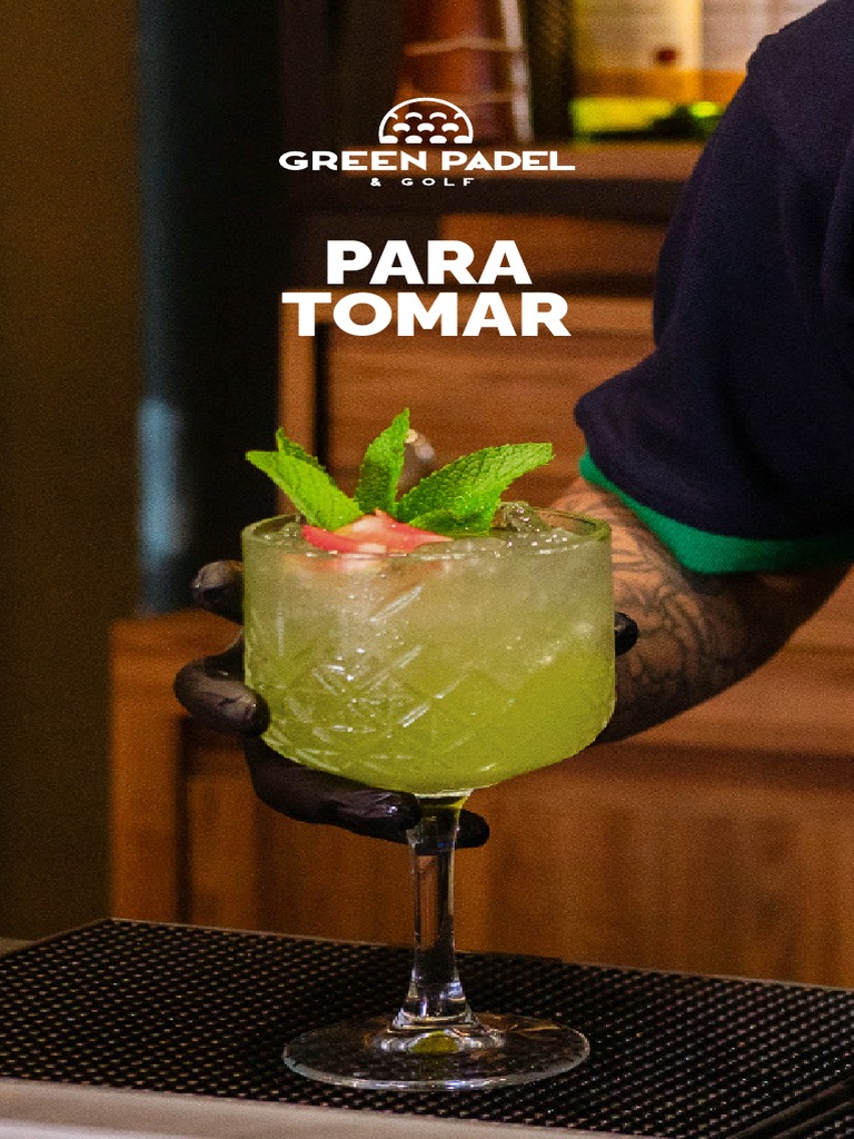 Menu-Green-Padel-Bebidas-ENE-2 | PDF | Bebida | Bebidas alcohólicas