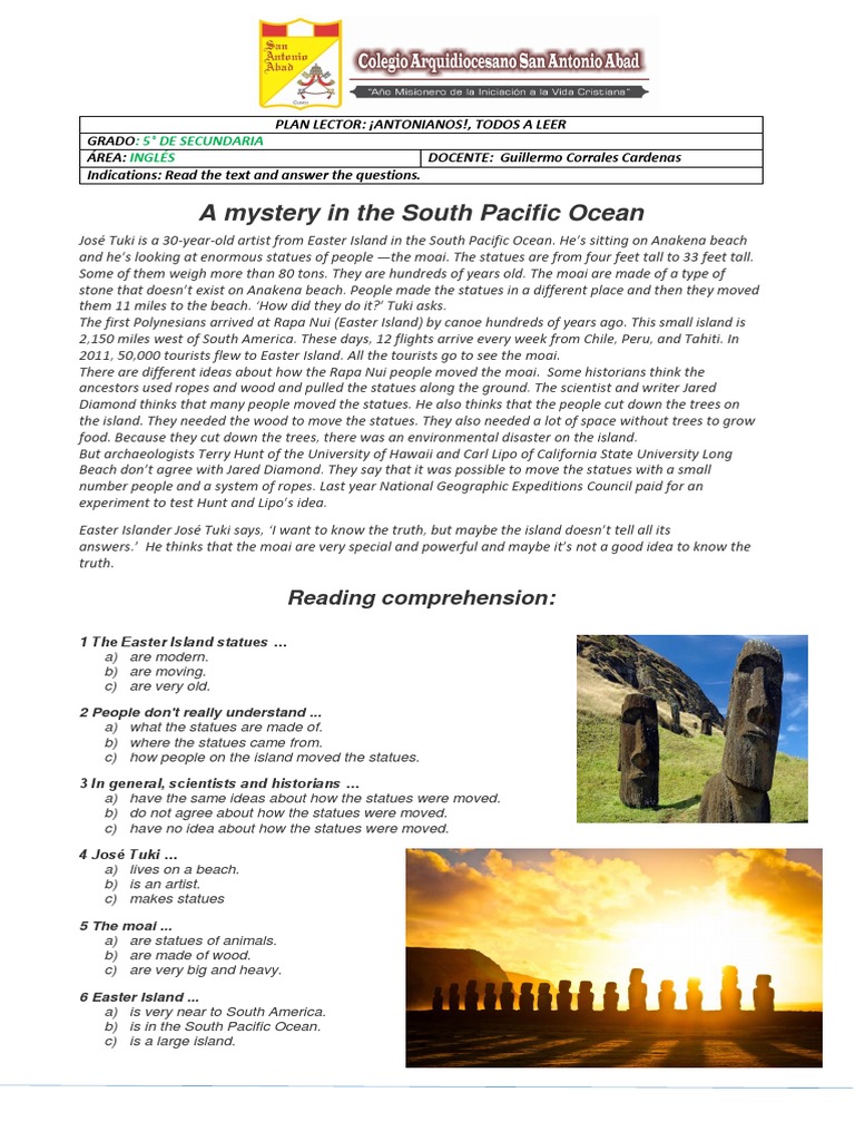 Third Reading - PLAN LECTOR - INGLÉS 2021 | PDF