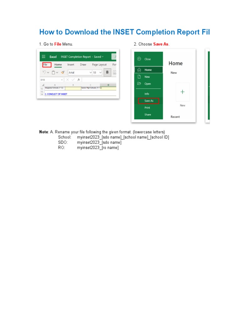 School Based INSET Completion Report | PDF | Cyberspace | Computing