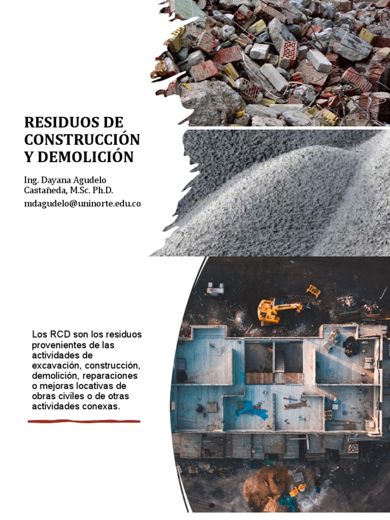 Guía integral sobre la gestión y recuperación de residuos de construcción y demolición (RCD) con ...