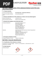 2023 MSDS Template for Chemicals | PDF | Hazards | Occupational Safety ...