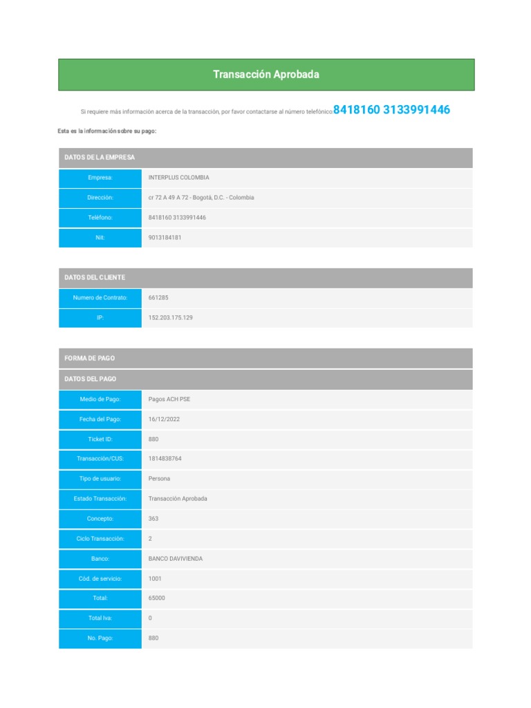 Interplus Colombia | PDF