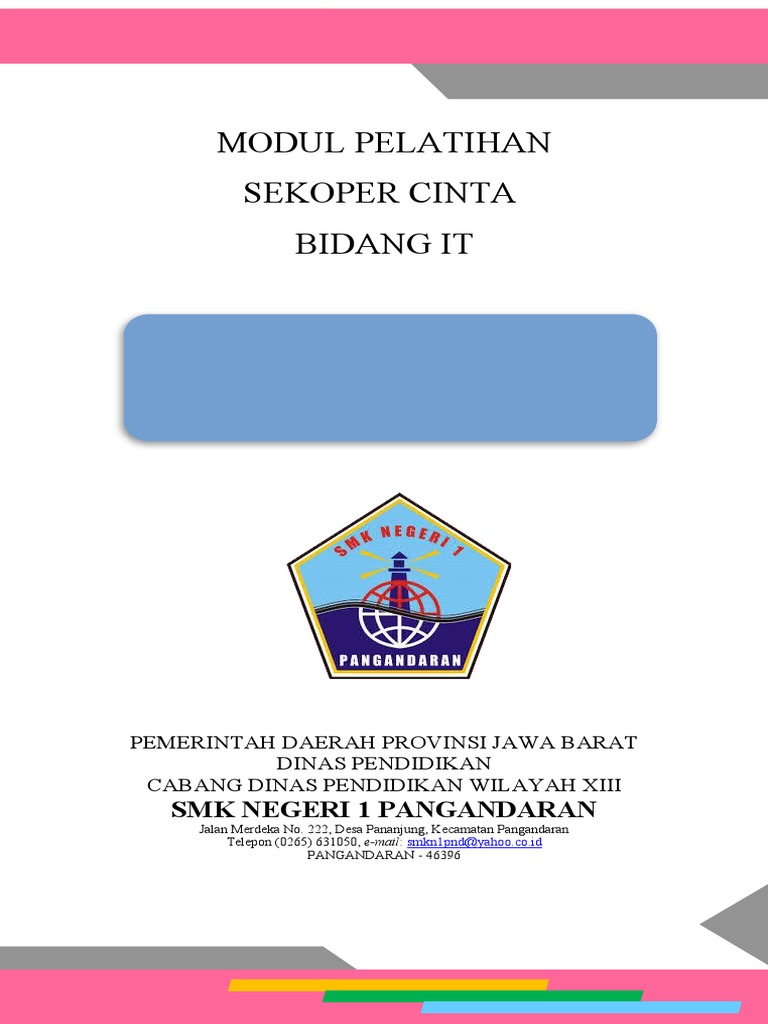 Modul Pelatihan Sekoci Mengggunakan Perangkat Komputer | PDF