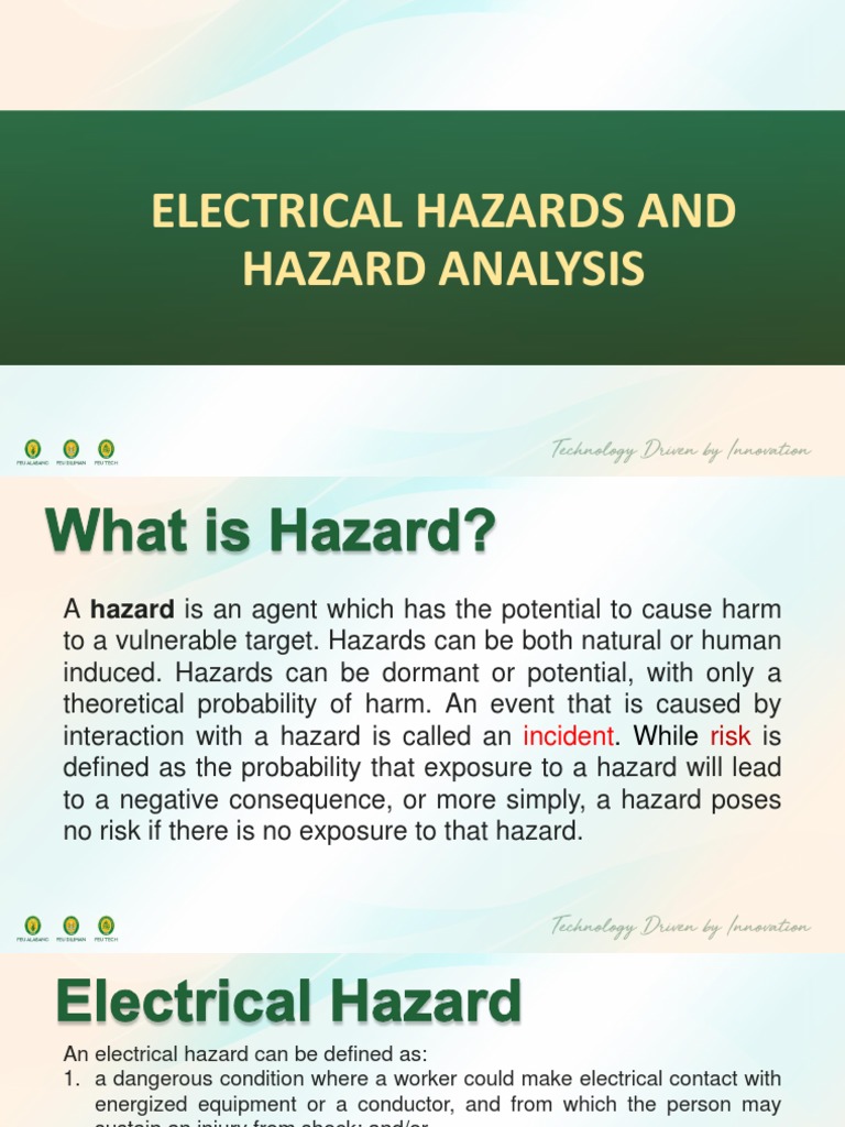 Subtopic 1 Types of Electrical Hazards | PDF | Hazards | Burn