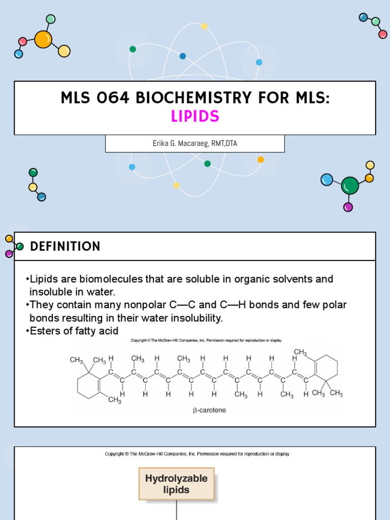 BIOCHEM - LIPIDS | PDF | Lipid | Low Density Lipoprotein