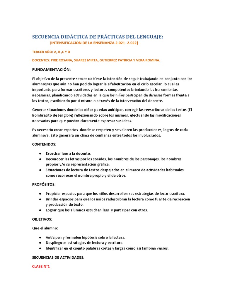 EL HOMBRECITO DE JENGIBRE 3° | PDF