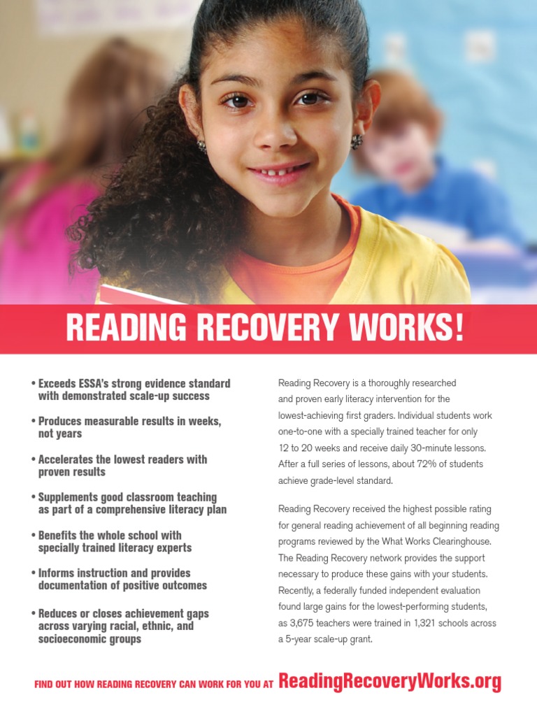 Reading Recovery Overview | PDF | Teachers | Cognition