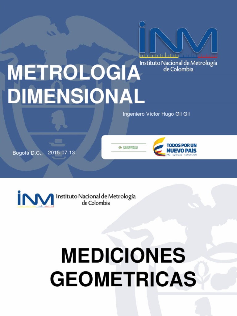 Mediciones Geométricas | PDF | Tornillo | Bienes manufacturados