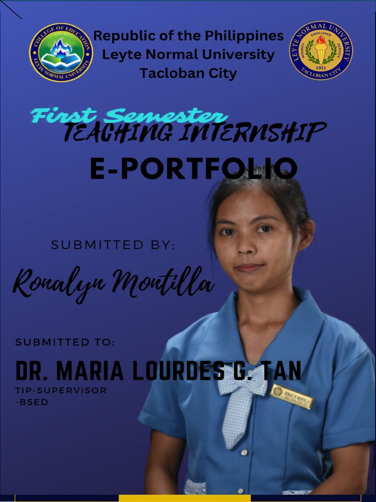 Montilla Final E-Portfolio | Download Free PDF | Teachers | Learning