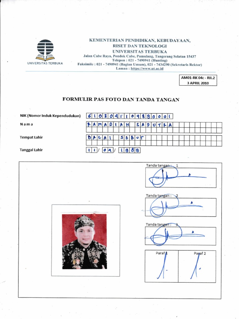 Ut Data Mahasiswa | PDF