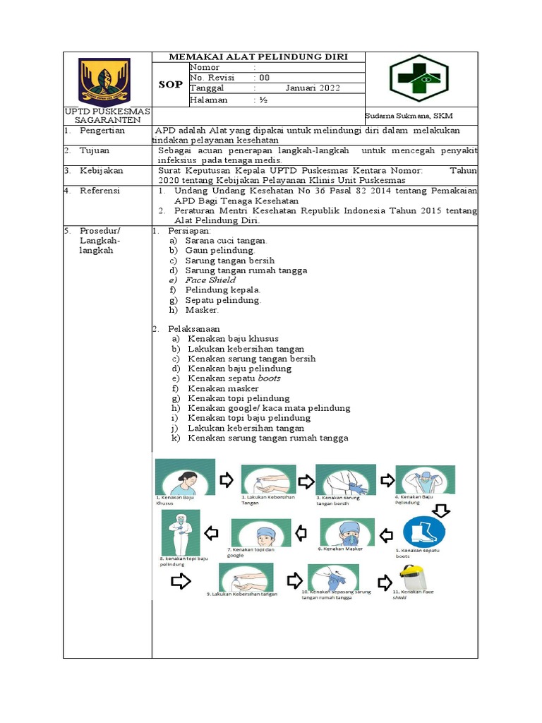 Sop Pemakaian APD 1 | PDF | Sains & Matematika | Komputer