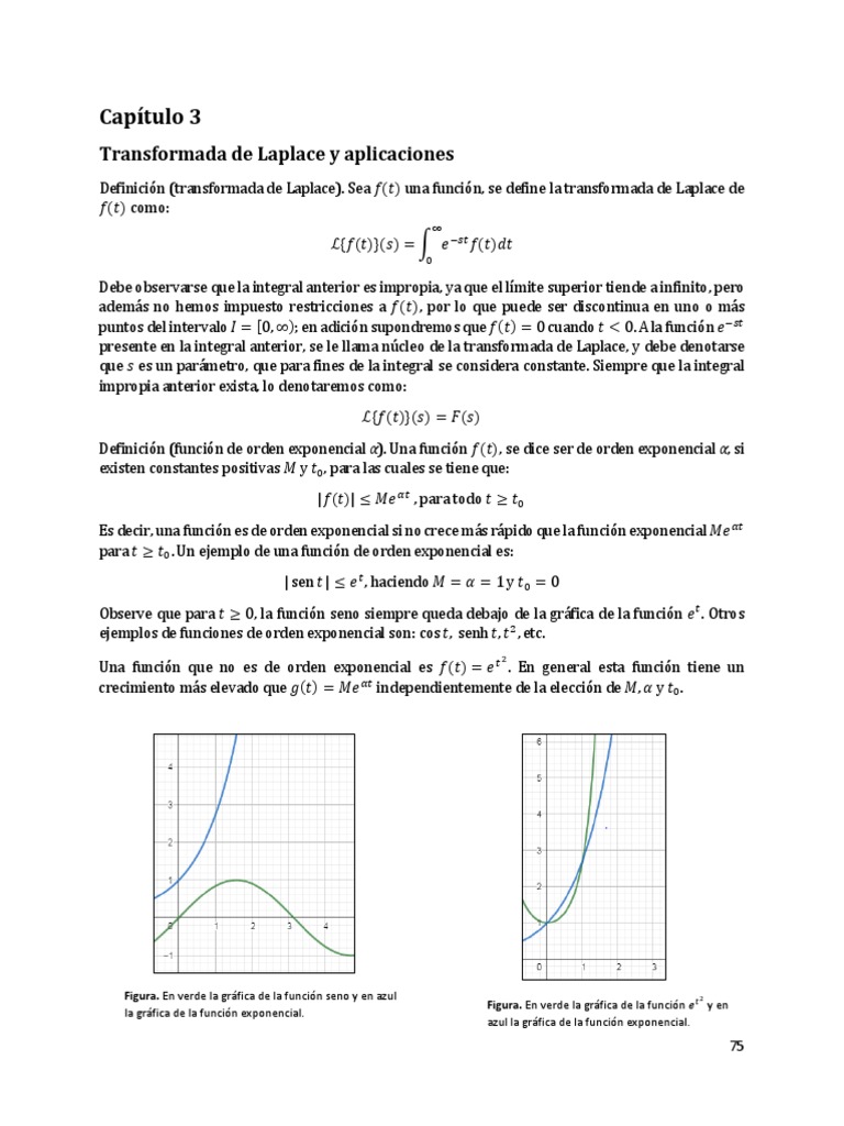 Unidad 5 | PDF | Transformada de Laplace | Integral