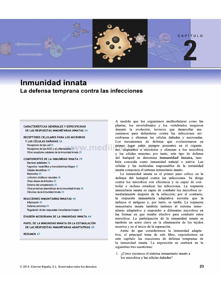 Cap 2 - Inmunidad Innata - Abbas | PDF