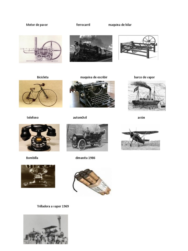 Inventos clave de la Revolución Industrial | PDF