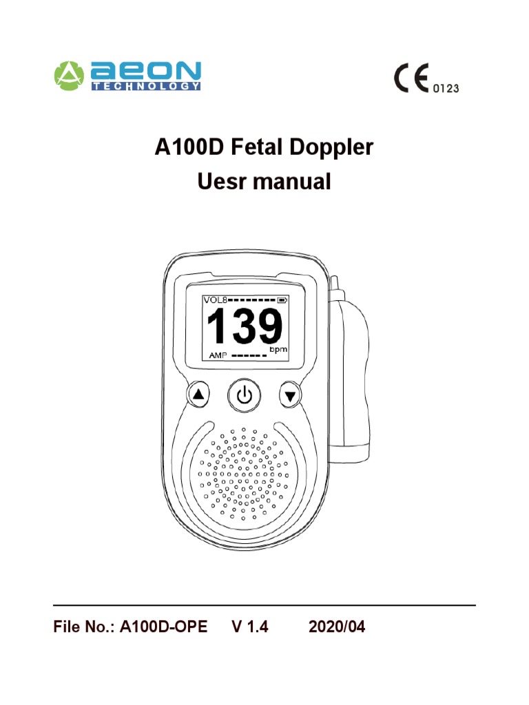 A100D Fetal Doppler User Manual | PDF | Hertz | Radio