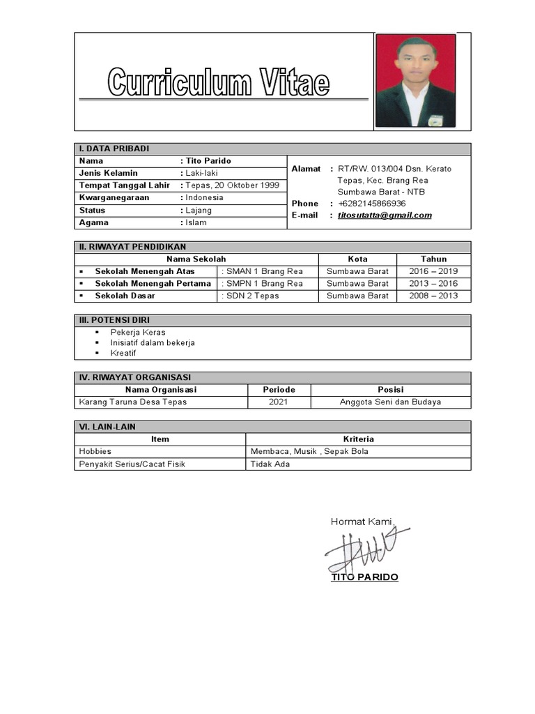 Curriculum Vitae - Edit | PDF