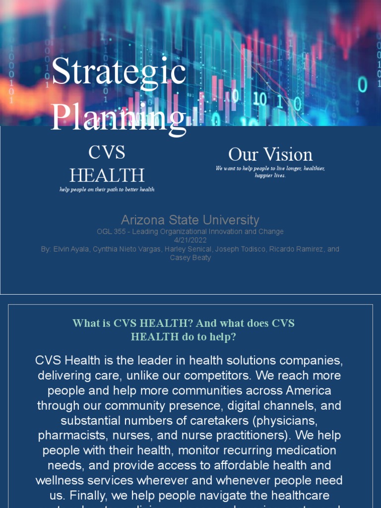 Cvs Health Final Presentation | PDF | Health Care | Supply Chain