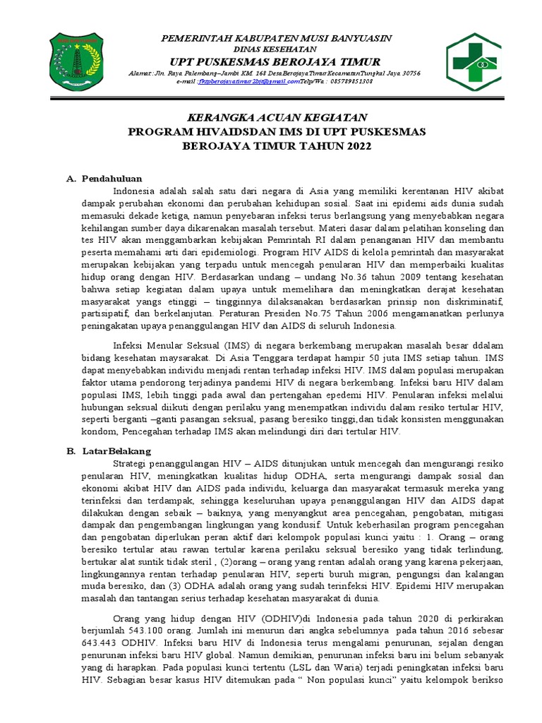 Format KAK Program HIV | PDF
