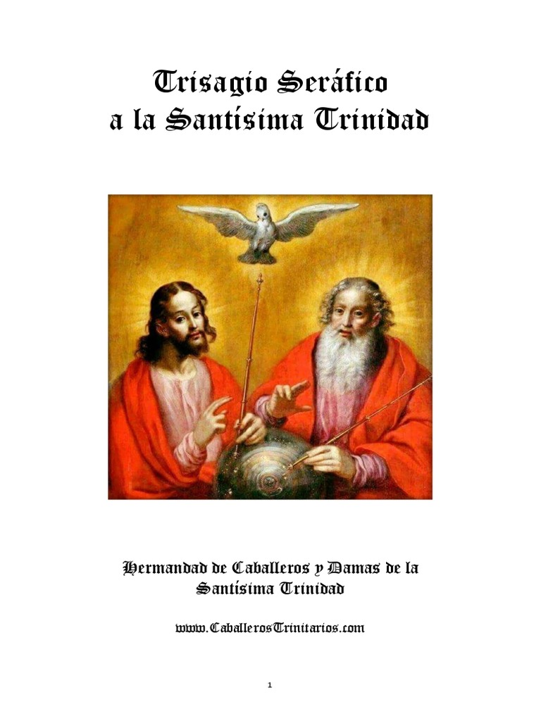 Trisagio Serafico | PDF | espíritu Santo | Trinidad