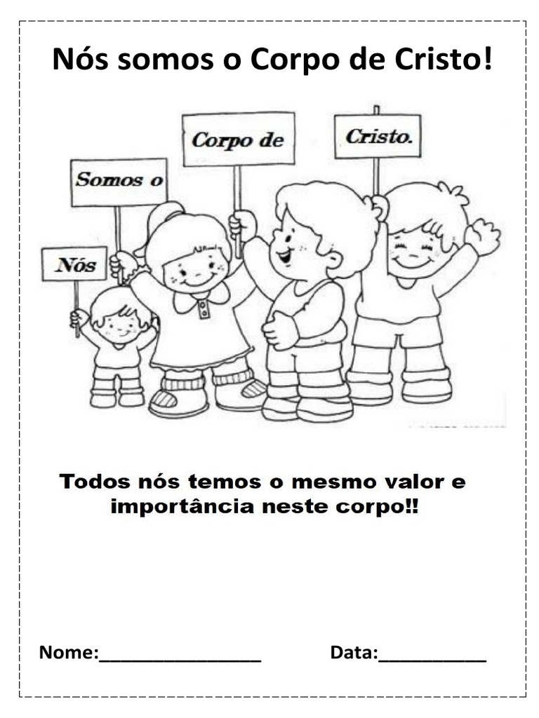 Corpo de Cristo - 1 Atividade | PDF