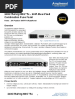 F400 Technical Specification | PDF | Switch | Transformer