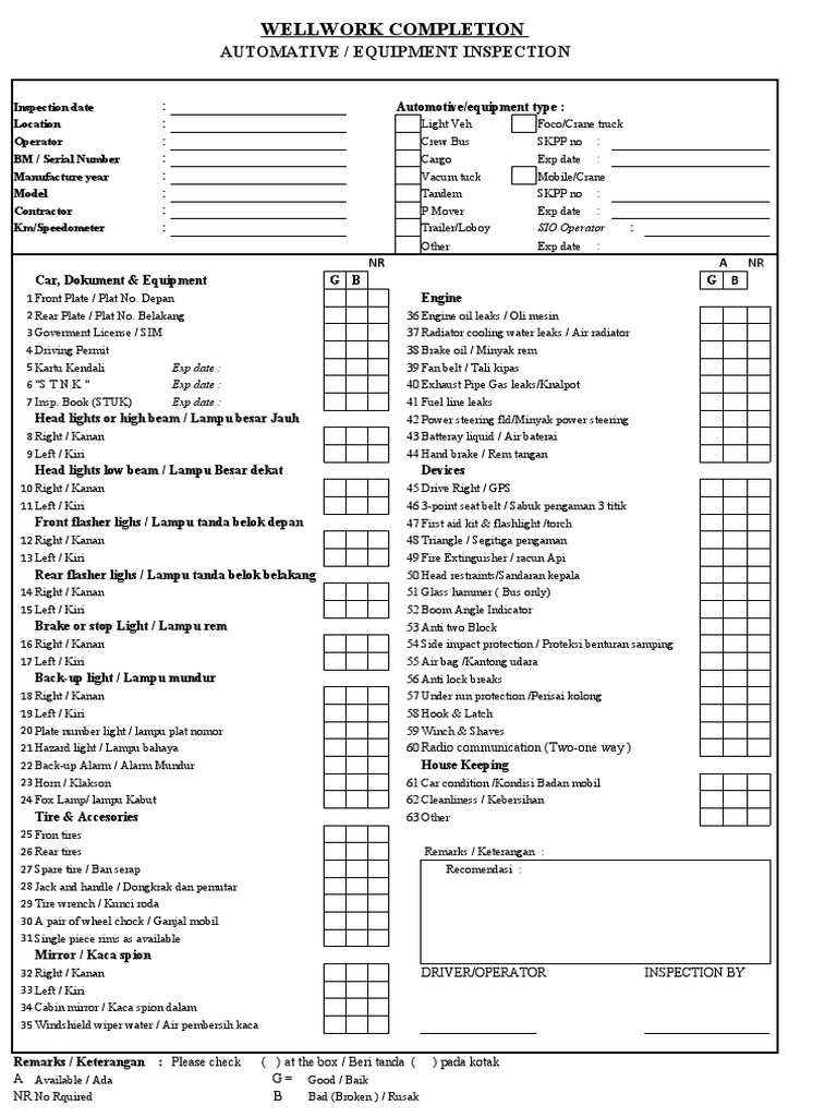 Form Pti & BBS Asli | PDF | Vehicle Parts | Equipment