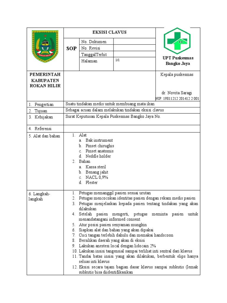 Sop Eksisi Clavus | PDF