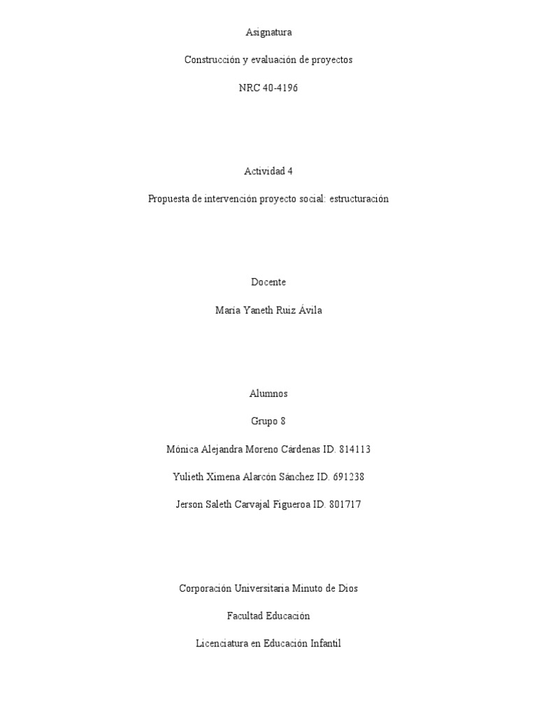 Proyecto Social Actv 6 | PDF | Agresión